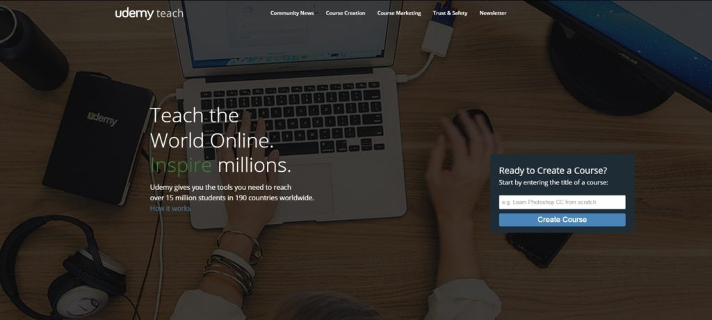 Udemy – a popular online learning environment